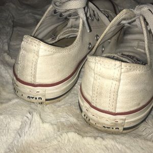 Converse | Shoes | Distressed White Converse | Poshmark